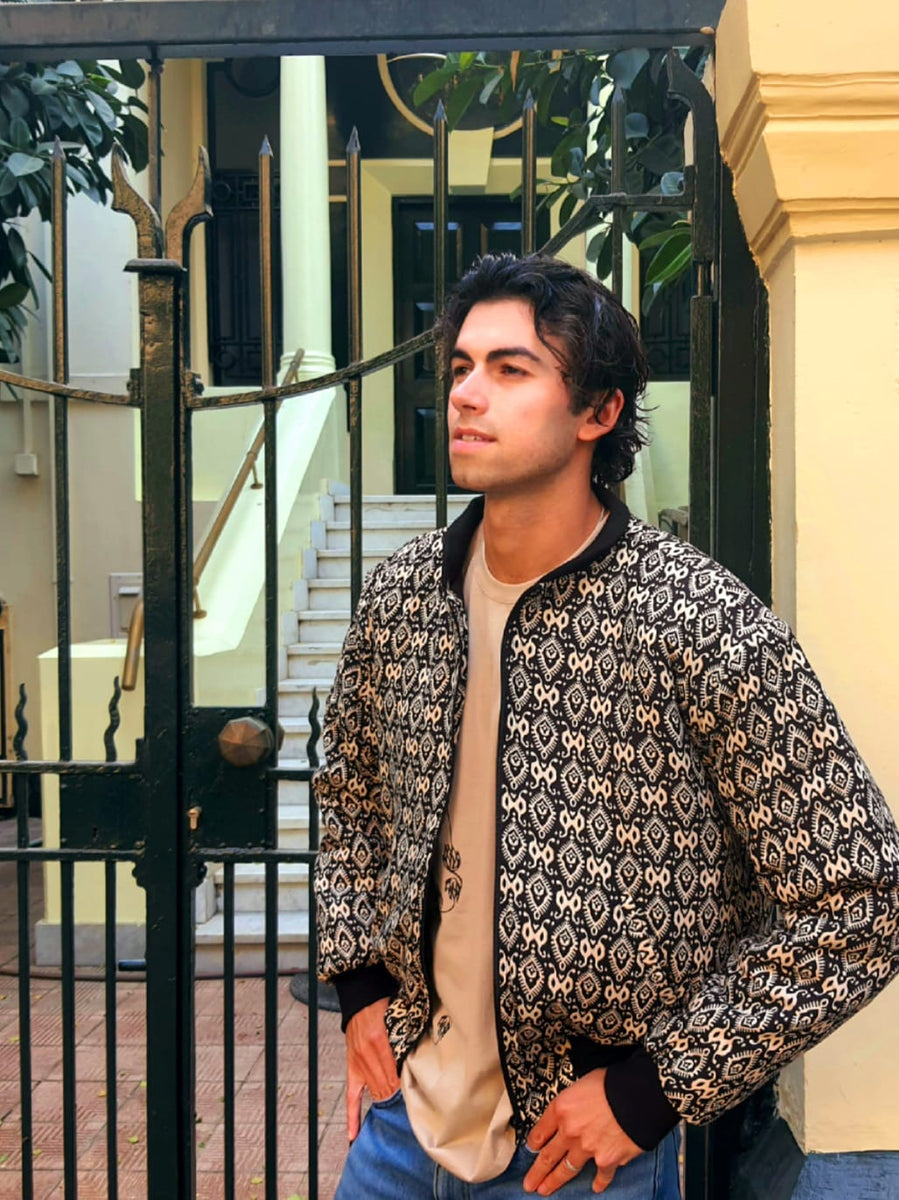Print Bomber Jacket. – The Sahara Collection